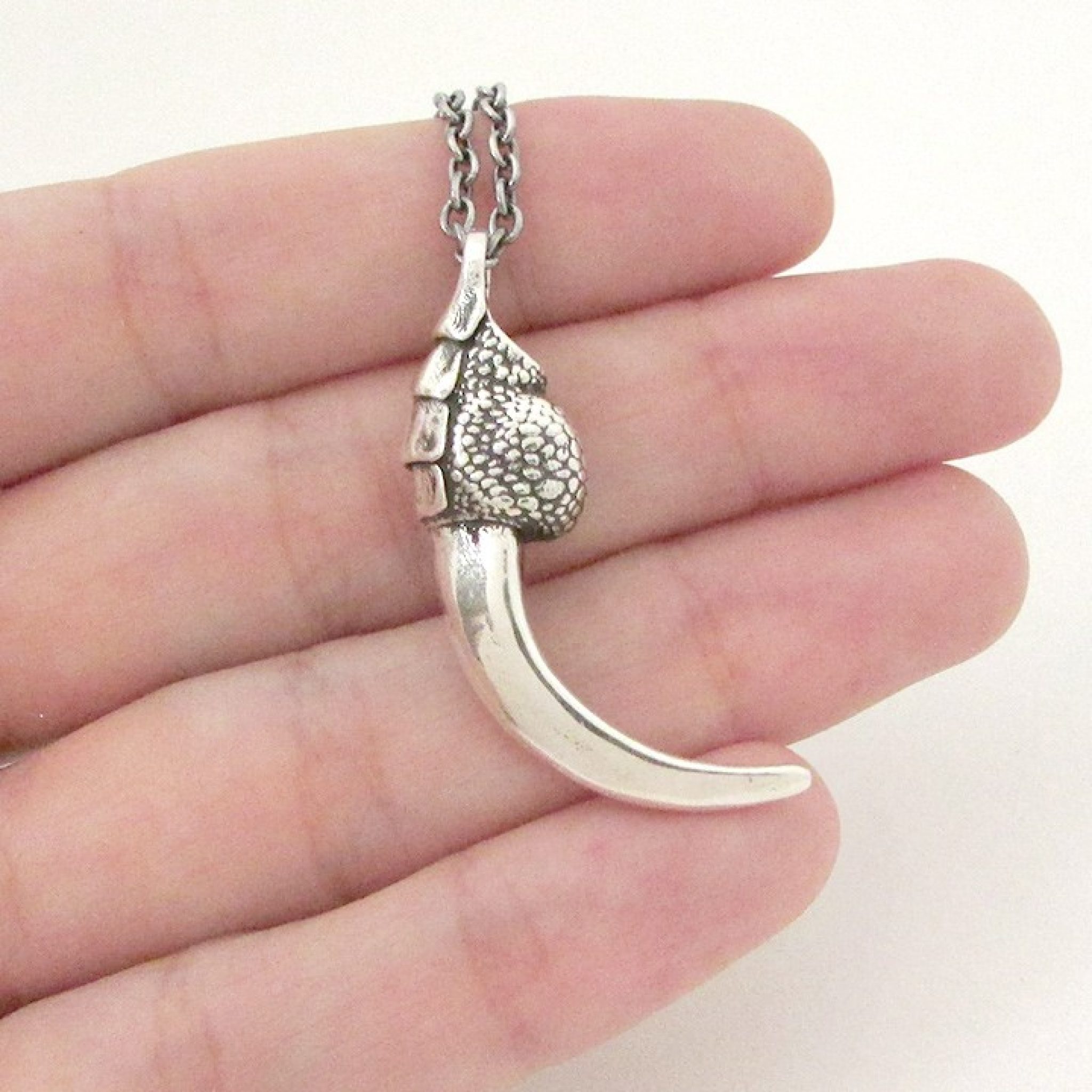 Small Raven Claw Talisman | Dragon Claw Necklace by RavynEdge