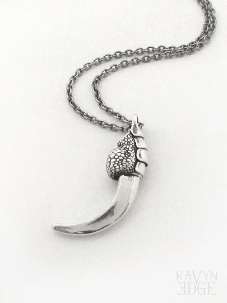 Raven or Dragon Talon Pendant | Talon jewelry for men and women