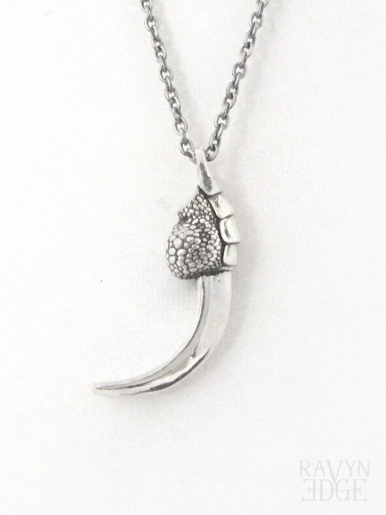 Raven or Dragon Talon Pendant | Talon jewelry for men and women