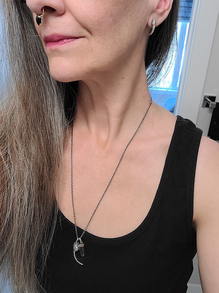 Raven or Dragon Talon Pendant | Talon jewelry for men and women